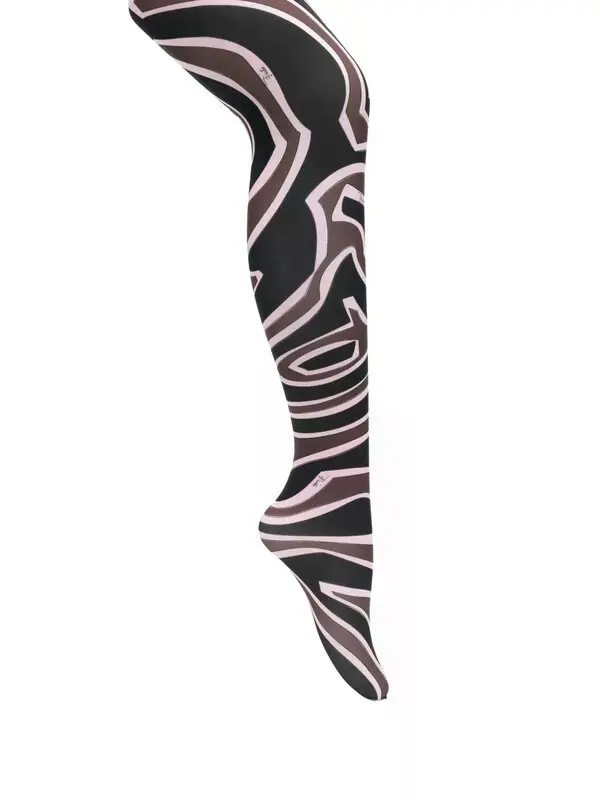 Emilio Pucci Iride-print Tights