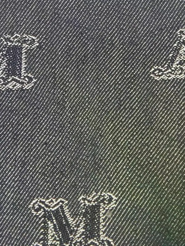 Max Mara Sfilata Monogram-pattern Denim Bandeau Top