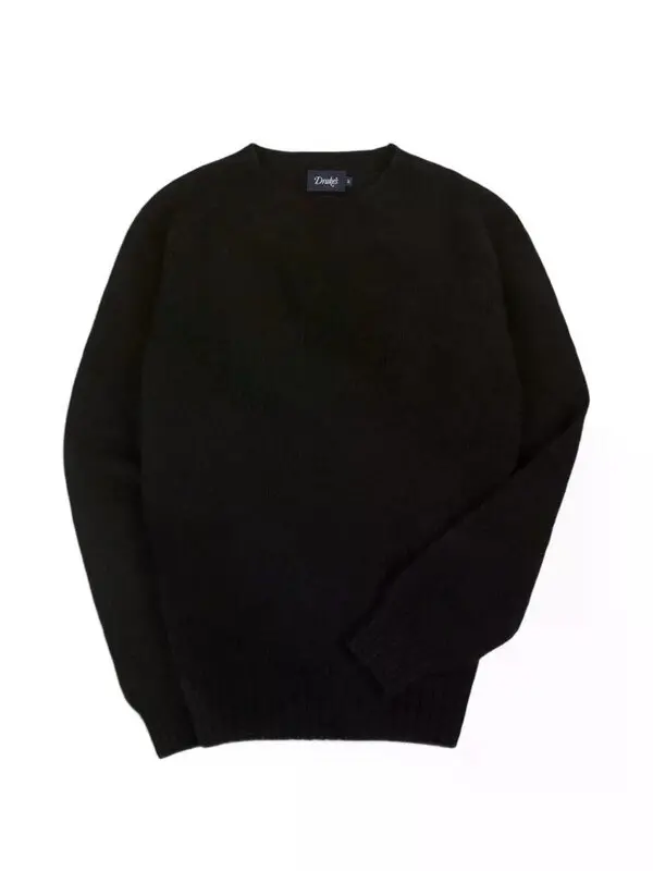 DRAKE'S Brushed Shetland Sweater