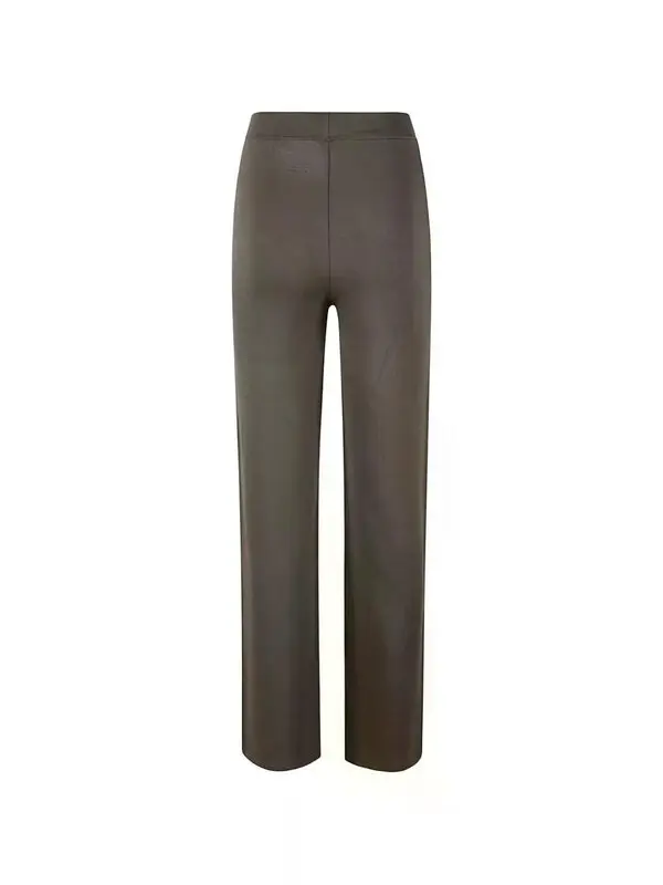 Majestic Filatures Elasticated-waistband Straight-leg Trousers - Grey