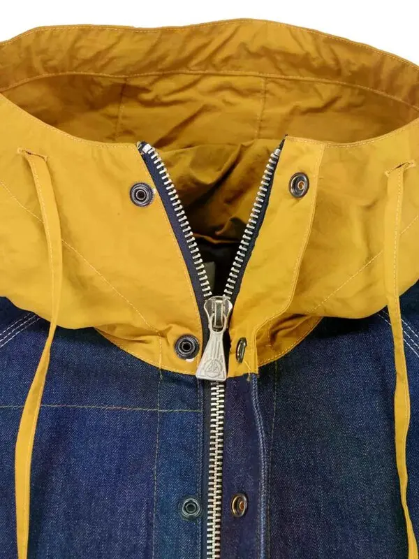 ROY ROGER'S Drawstring Hooded Denim Jacket