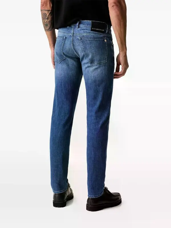 Karl Lagerfeld Faded-effect Jeans