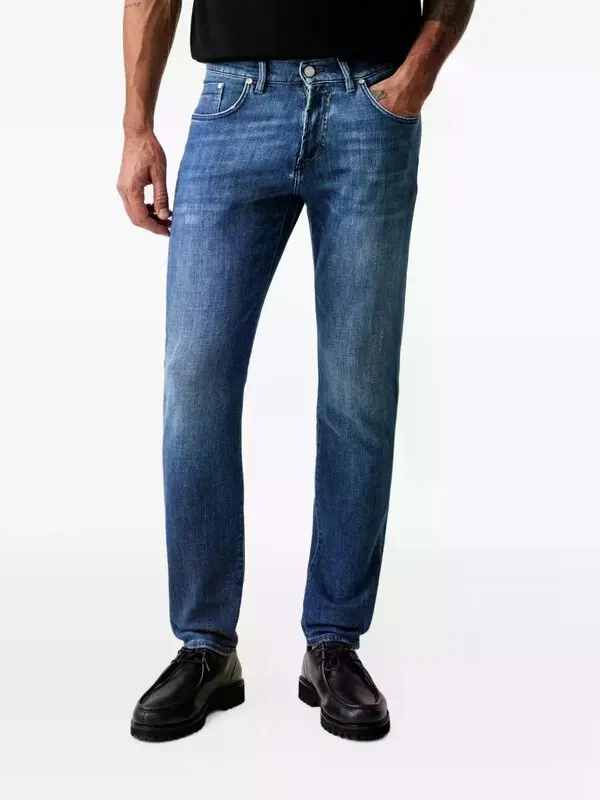 Karl Lagerfeld Faded-effect Jeans - Blue