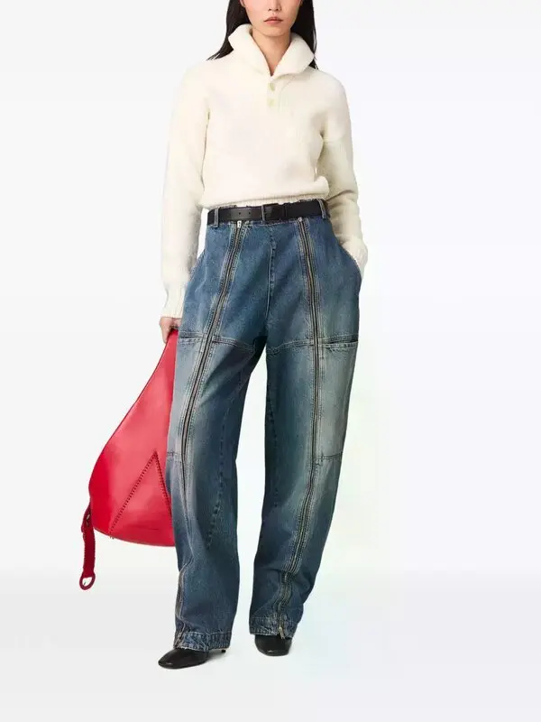 Stella McCartney Button-fastening Shawl-collar Sweater