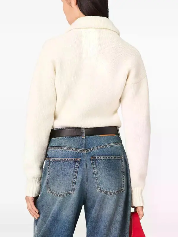 Stella McCartney Button-fastening Shawl-collar Sweater