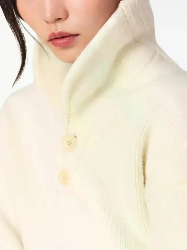 Stella McCartney Button-fastening Shawl-collar Sweater