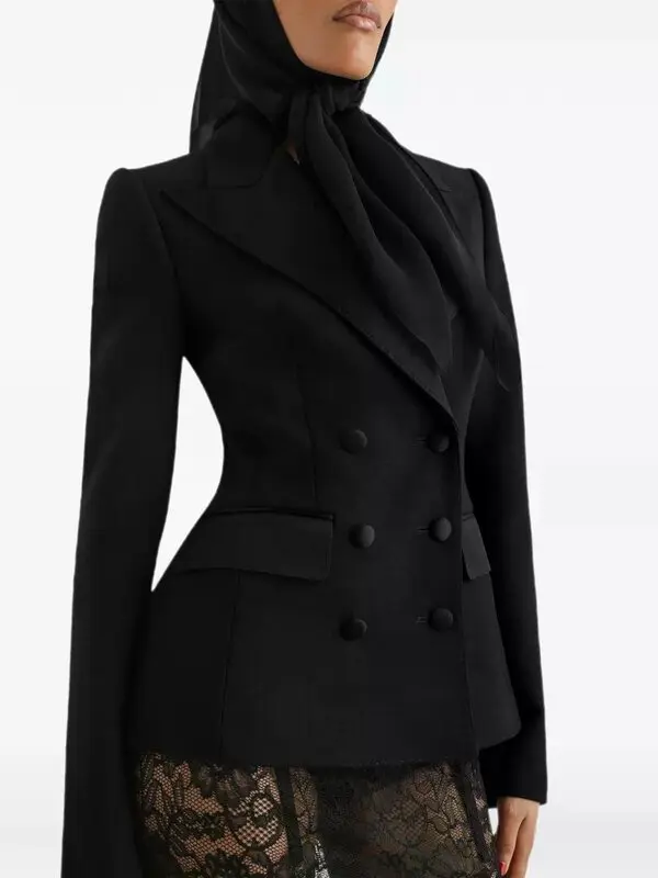 Dolce & Gabbana Wool Cady Double-breasted Jacket