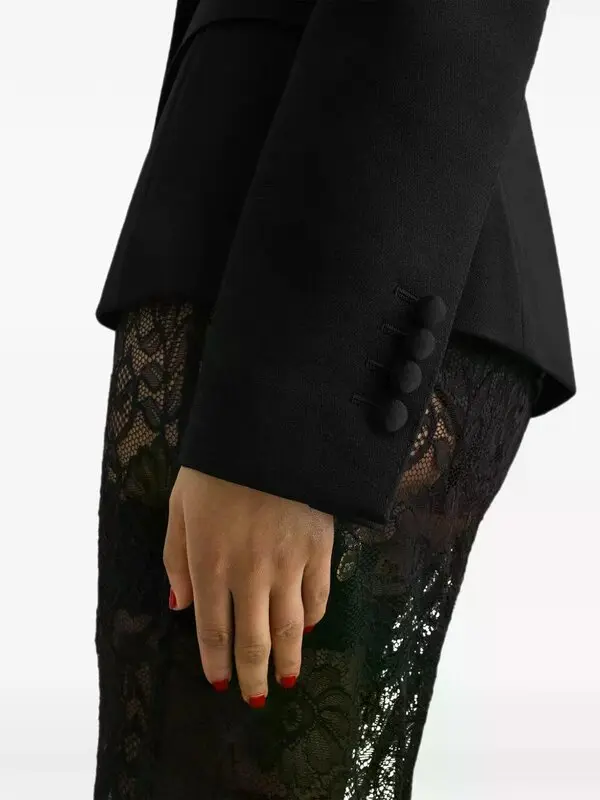Dolce & Gabbana Wool Cady Double-breasted Jacket
