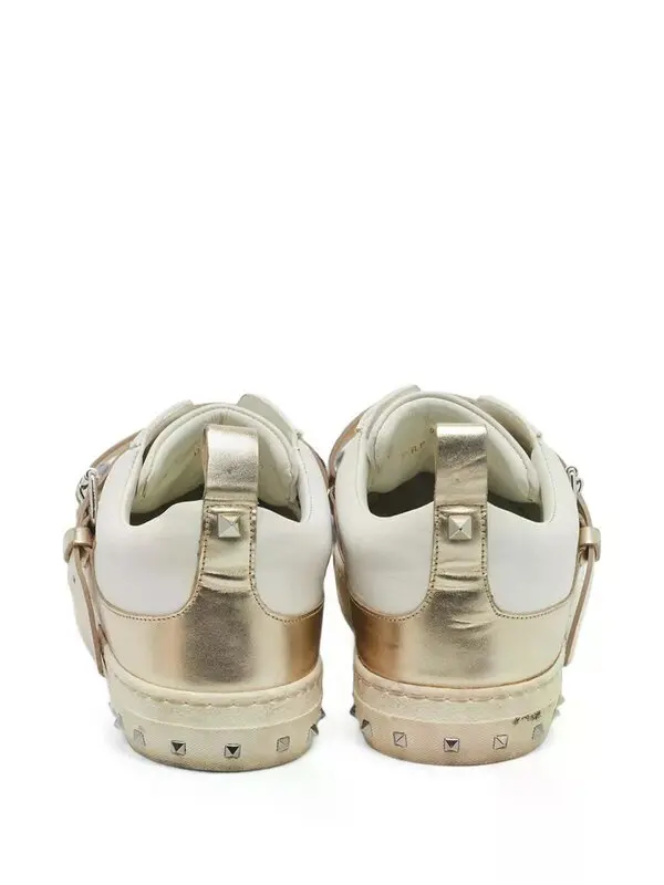 Valentino Garavani V-punk Buckled Sneakers