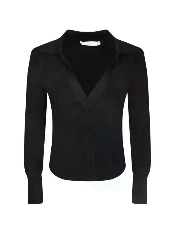 IRO PARIS Waves Polo-collar Sweater