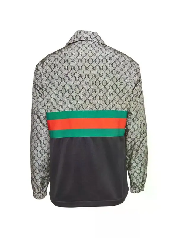 Gucci Gg-pattern Web-stripe Jacket
