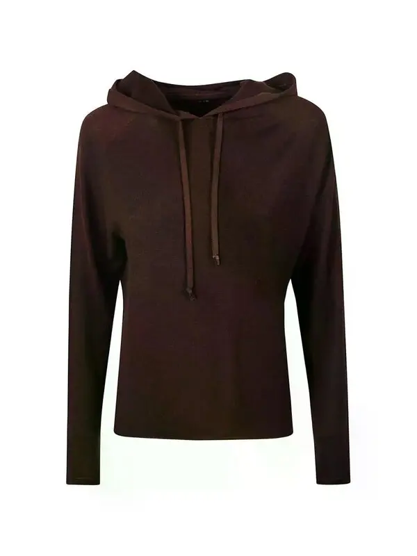 Majestic Filatures Raglan-sleeve Drawstring Hoodie