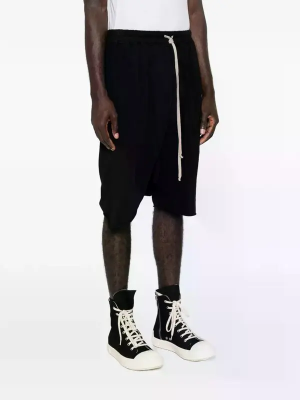 Rick Owens Pods Drawstring-waistband Shorts