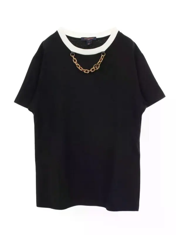 LOUIS VUITTON 2010s Chain-detail T-shirt