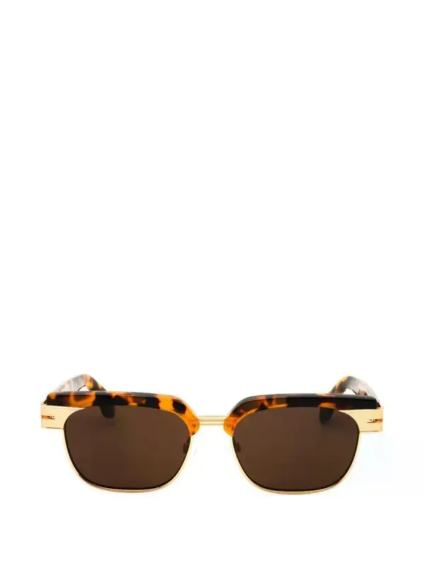 Palm Angels Fortuna Rectangle-frame Sunglasses
