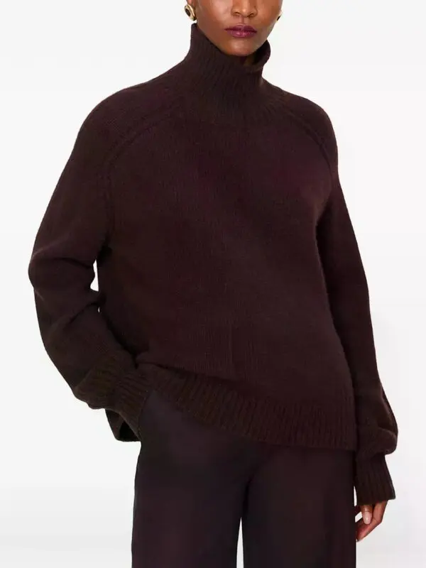 JOSEPH High-neck Raglan-sleeve Sweater
