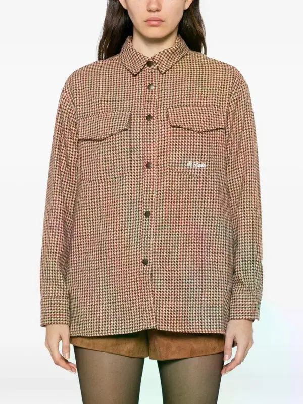 MC2 SAINT BARTH X Disney Mickey Mouse Houndstooth-pattern Shirt