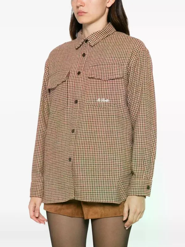 MC2 SAINT BARTH X Disney Mickey Mouse Houndstooth-pattern Shirt