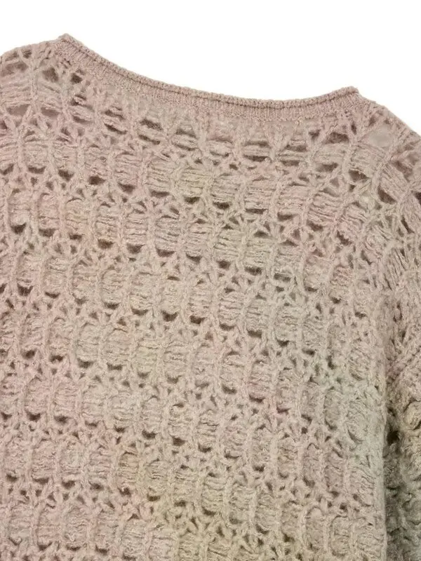 STUDIO TOMBOY Fishnet-knit Sweater