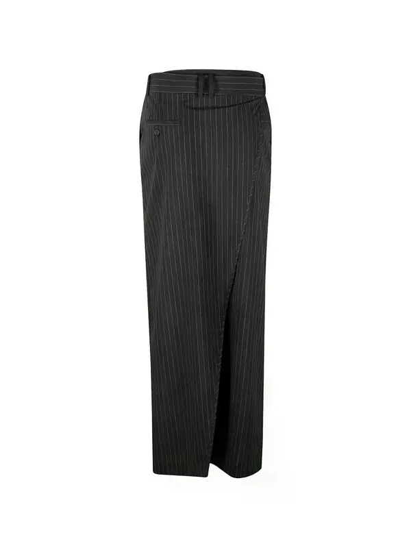 IRO PARIS Korail Pinstripe Straight Maxi Skirt