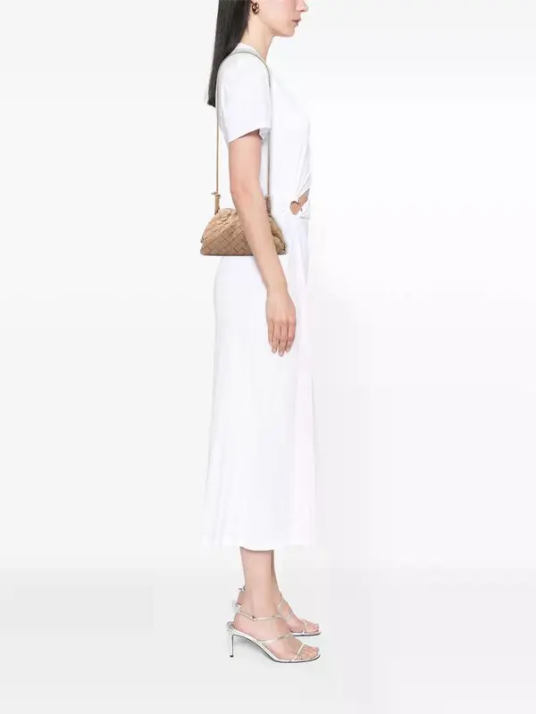 Bottega Veneta 2012-2026 Nappa Intrecciato The Mini Pouch Crossbody Bag - Brown