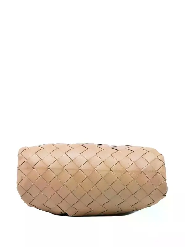 Bottega Veneta 2012-2026 Nappa Intrecciato The Mini Pouch Crossbody Bag - Brown