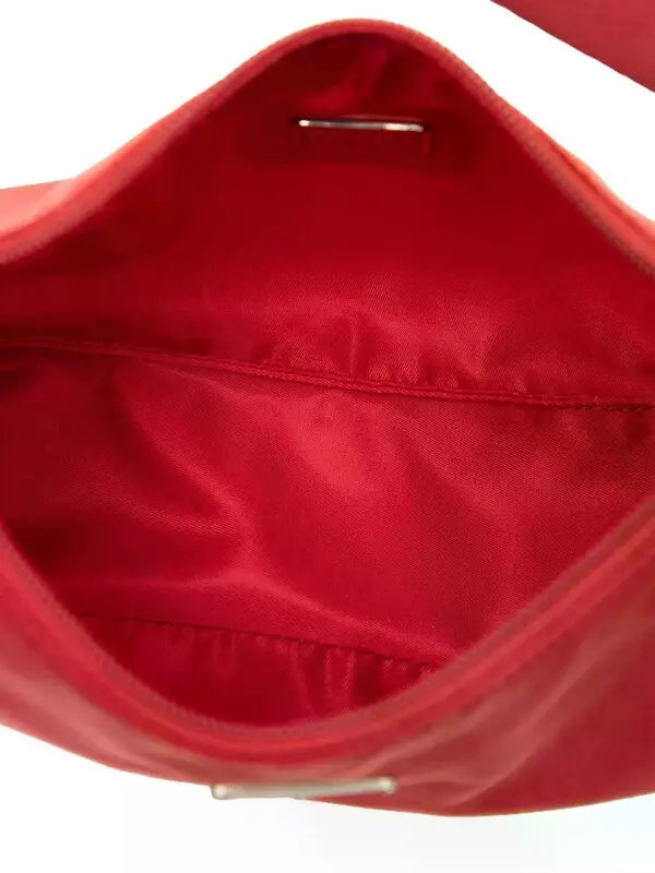 Prada 2019-2026 Mini Tessuto Re Edition 2000 Shoulder Bag - Red