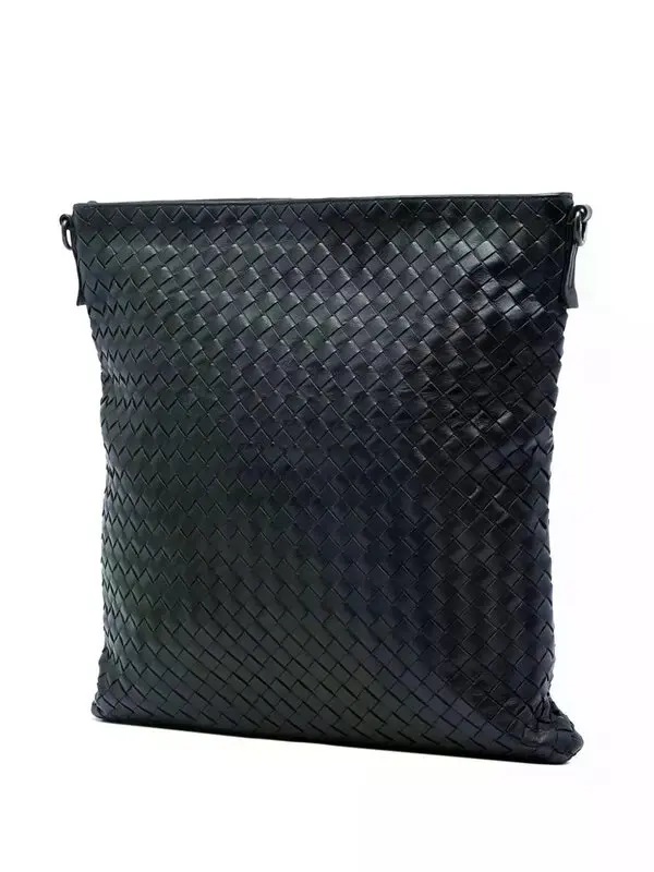 Bottega Veneta 2012-2026 Nappa Intrecciato Vn Crossbody Bag - Black