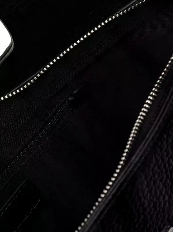 Karl Lagerfeld Logo-plaque Pebbled-effect Tote Bag