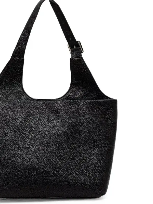 Karl Lagerfeld Logo-plaque Pebbled-effect Tote Bag