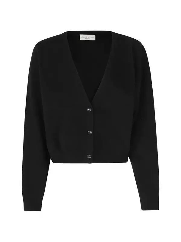 ROBERTO COLLINA V-neck Cropped Cardigan
