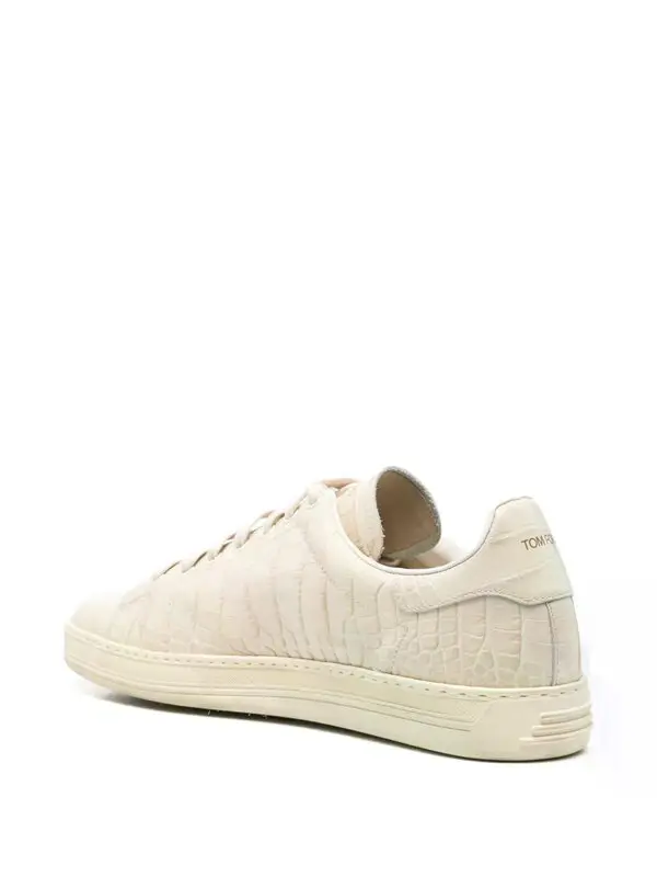 TOM FORD Warwick Croc-effect Sneakers
