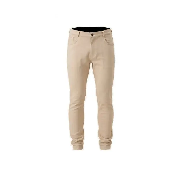 RON TOMSON Microsuede Lightweight Tapered Pants Off - White
