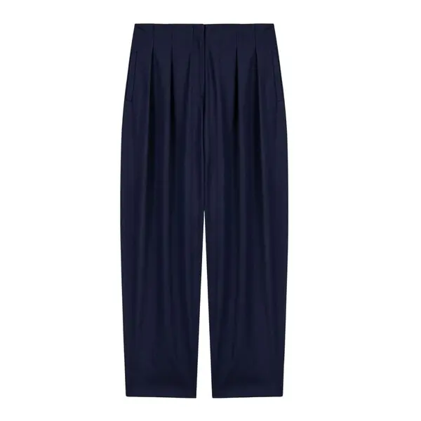 NOCTURNE Double Pleat Belted Trousers