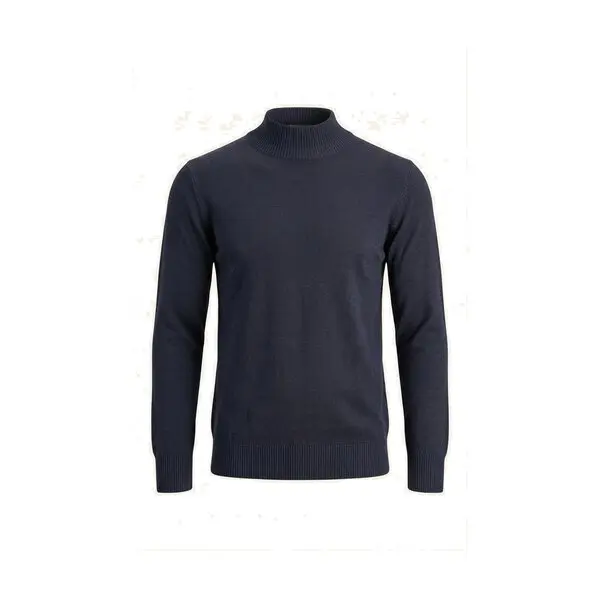 RON TOMSON Mock Neck Relaxed Sweater Navy - Blue