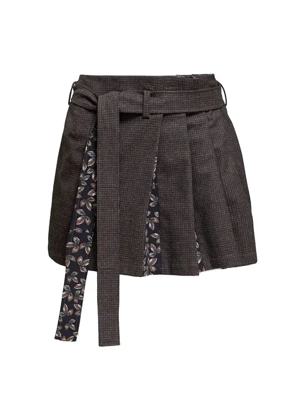 HELENE GALWAS Heidi Mini Pleated Skirt
