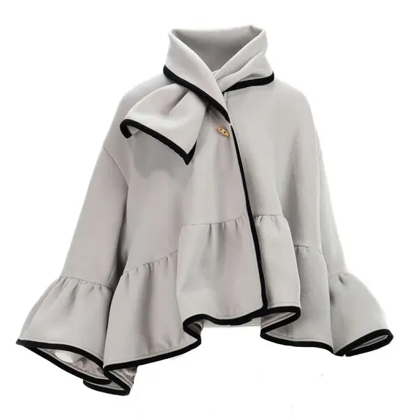 KRISTINIT Wool Dzidra Cape