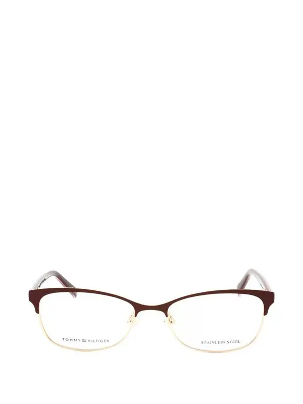 Tommy Hilfiger Browline Oval-frame Glasses