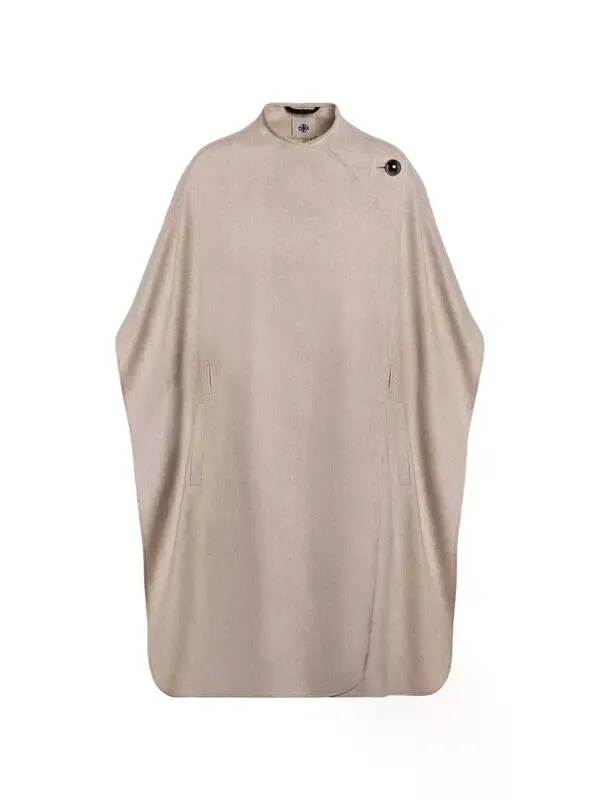 THE GARMENT Button-fastening Cape Coat