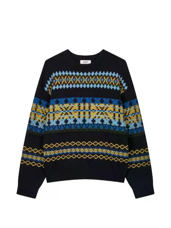 STUDIO TOMBOY Fair Isle-knit Sweater