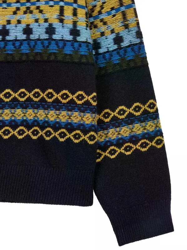 STUDIO TOMBOY Fair Isle-knit Sweater