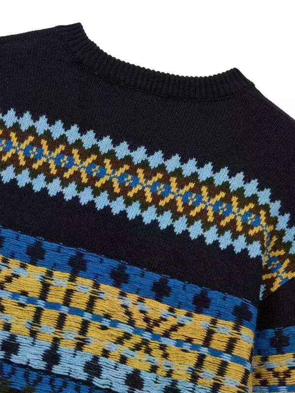 STUDIO TOMBOY Fair Isle-knit Sweater