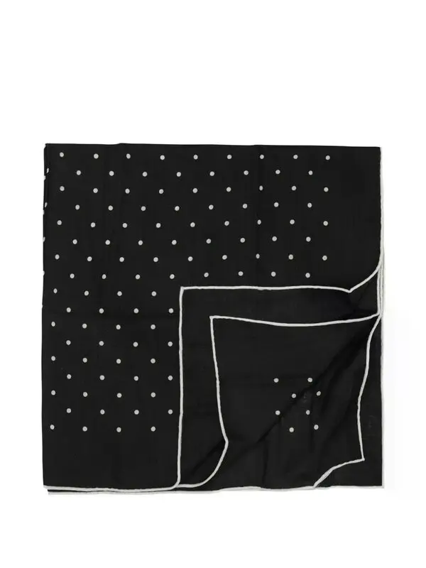 Destin Polka-dot Wool Scarf