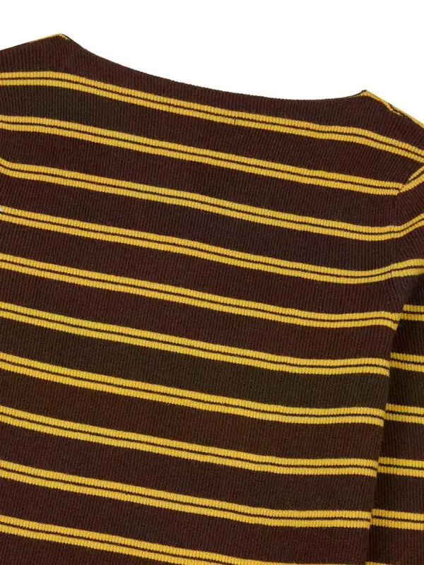STUDIO TOMBOY Striped Knit Long-sleeve T-shirt