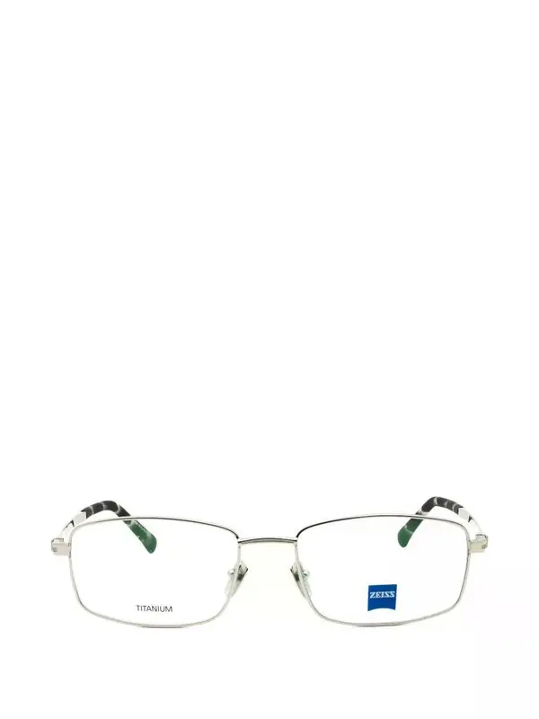 ZEISS Rectangle-frame Titanium Glasses - Silver