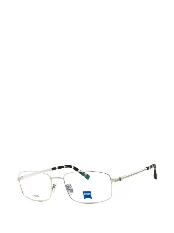 ZEISS Rectangle-frame Titanium Glasses - Silver