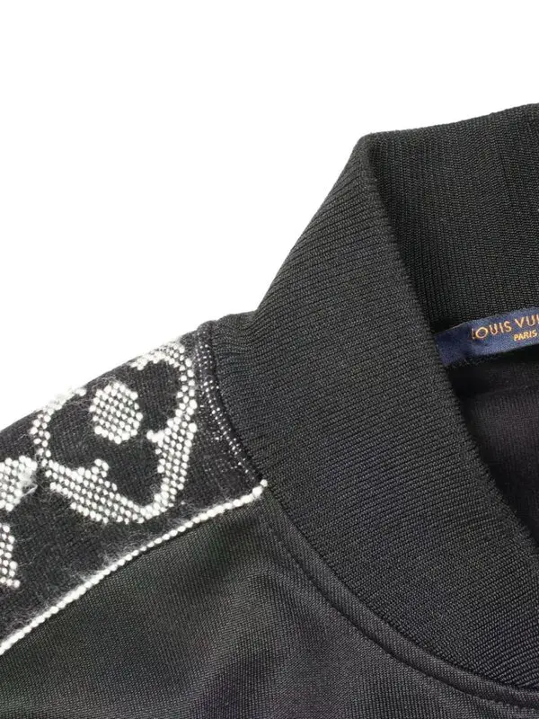 LOUIS VUITTON 2010s Flower Band Zip-up Sweatshirt