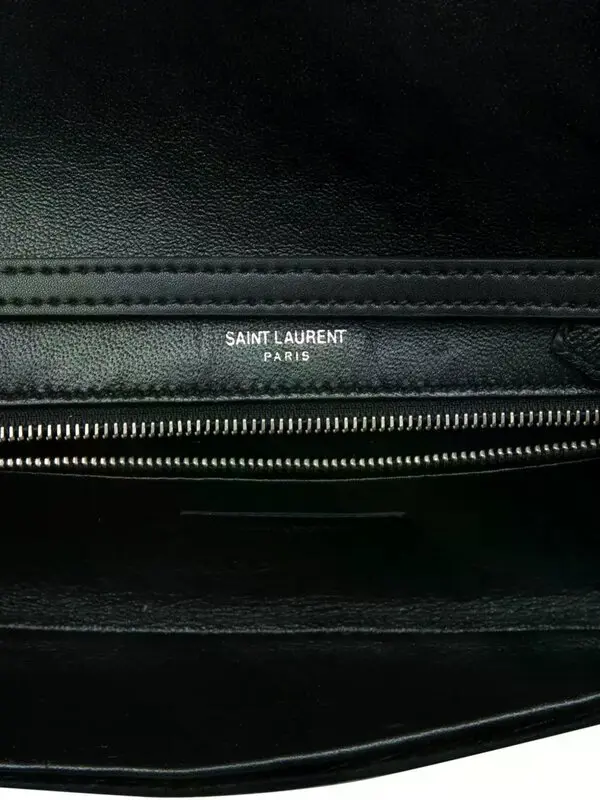 Saint Laurent 2017 Crystal Embellished Velvet Crossbody Bag