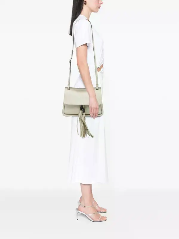 Gucci 2016-2026 Medium Leather Bamboo Daily Crossbody Bag