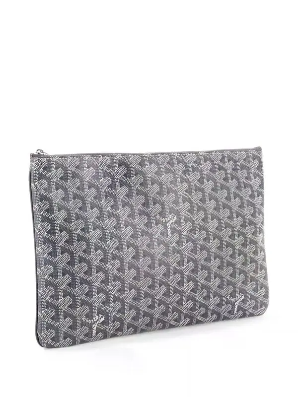 Goyard Senat Zip Coated Canvas Mm Pouch